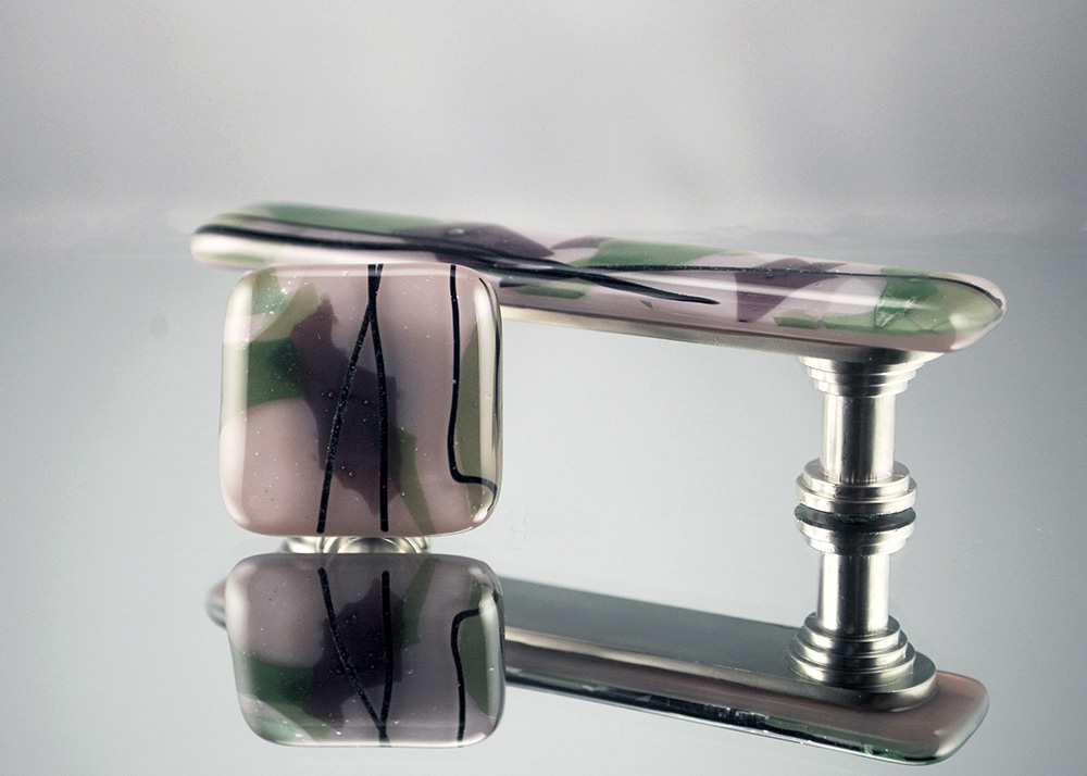 Lilac Handmade Glass Cabinet Hardware